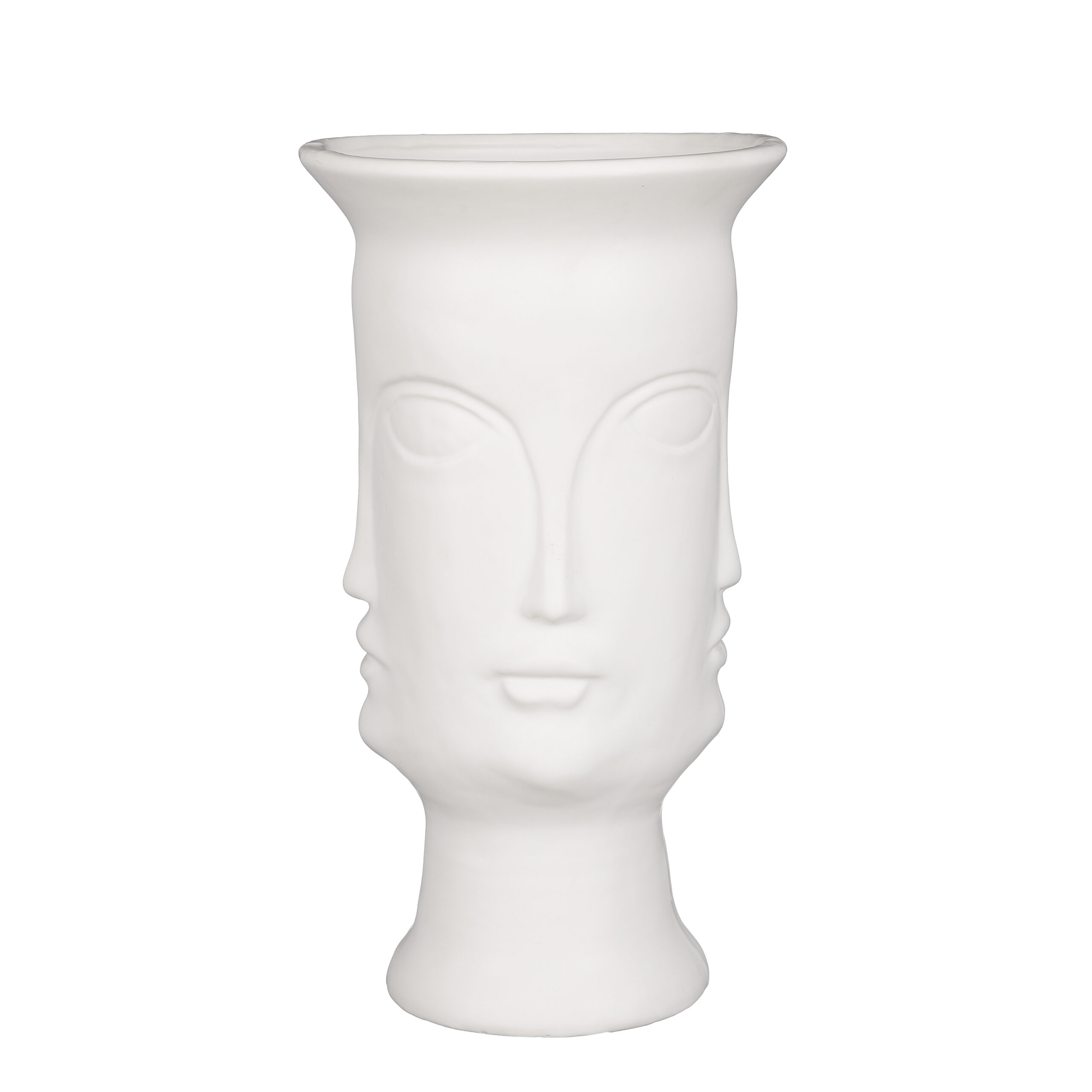 Vaas Face h35xd19,5cm valge - Gardest