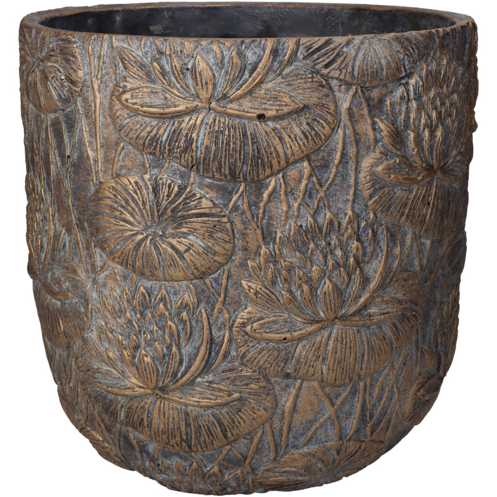 Lillepott Vesiroos 25x25x25cm kuldne | Gardest