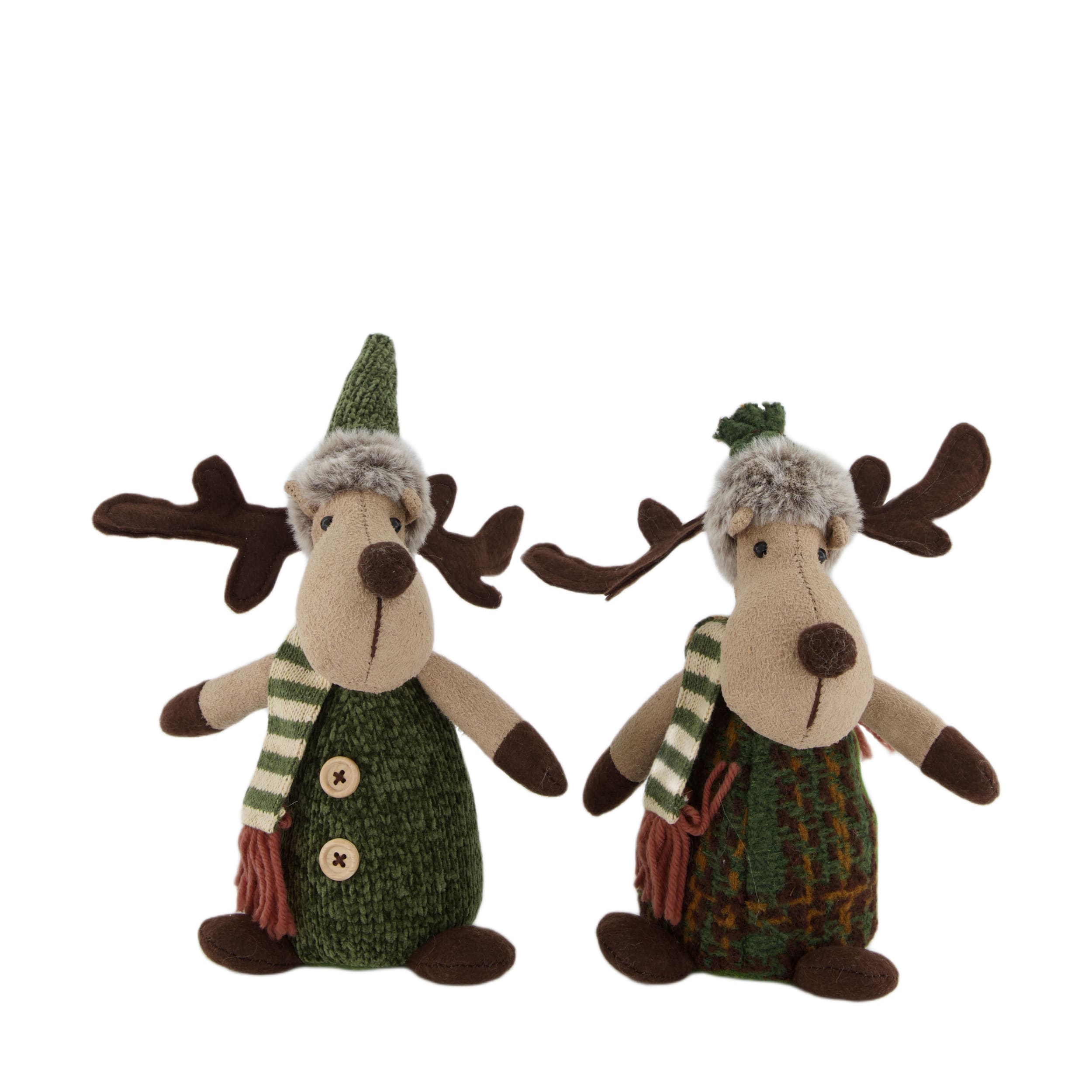 Kuju põder mütsiga 12x10x24cm hall/roheline 1tk, erinevad | Gardest